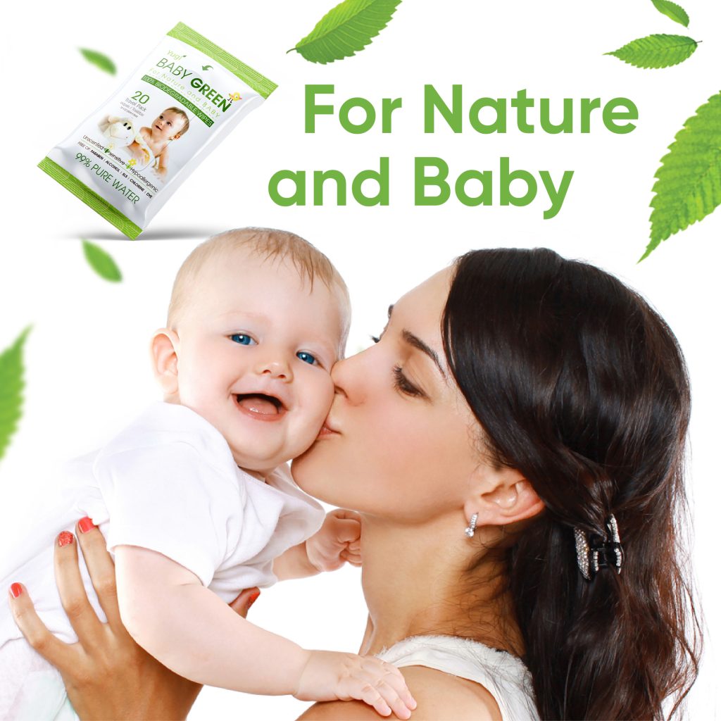 Baby Green Wipes Unscented Biodegradable Travel Pack (12 Packs of 20 ...